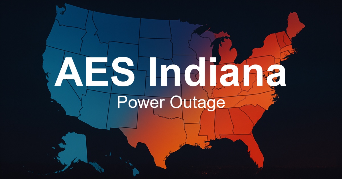 AES Indiana Power Outages - Live Outage Map & Current Status