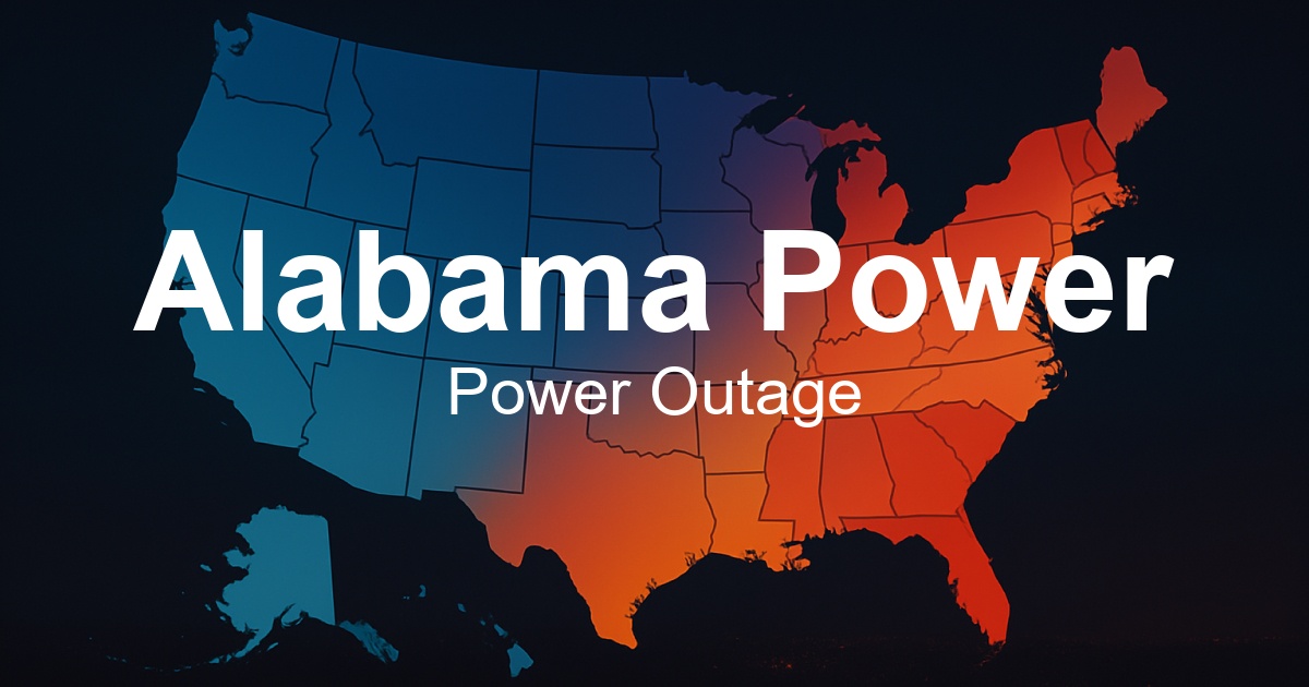 Alabama Power Power Outages - Live Outage Map & Current Status