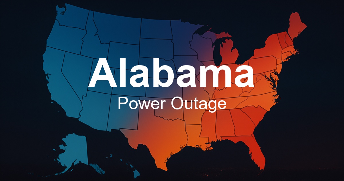 Alabama Power Outages - Live Outage Map & Current Status