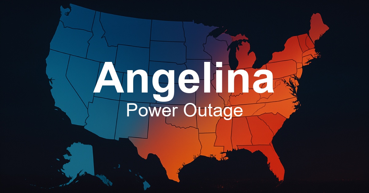 Angelina Power Outages - Live Outage Map & Current Status