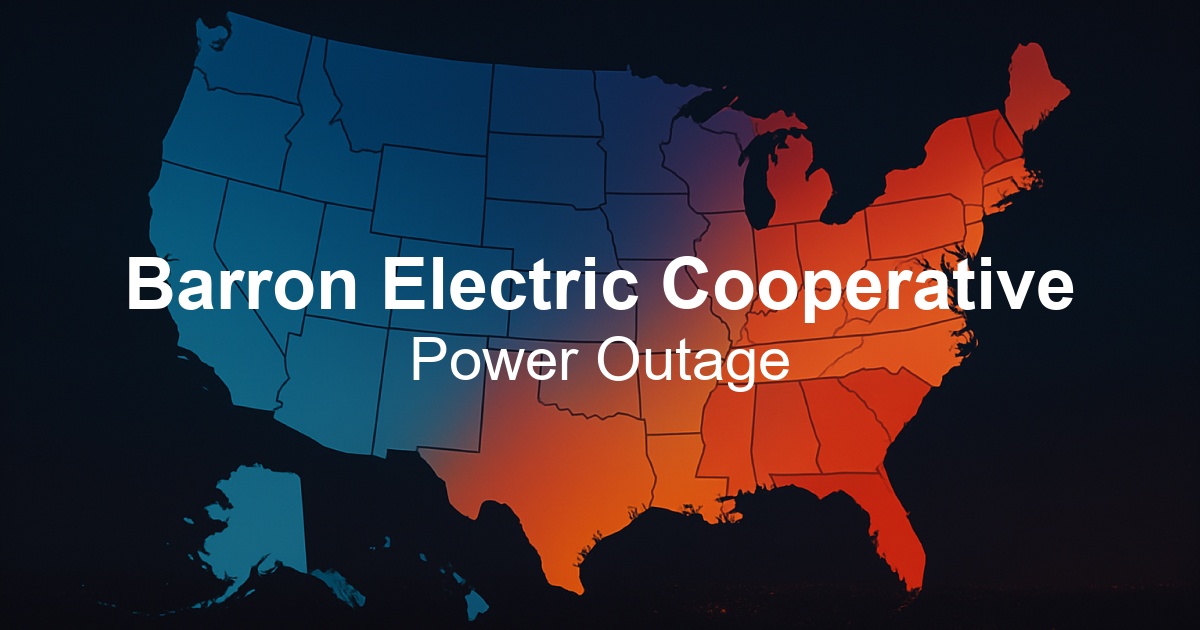 Barron Electric Cooperative Power Outages - Live Outage Map & Current ...