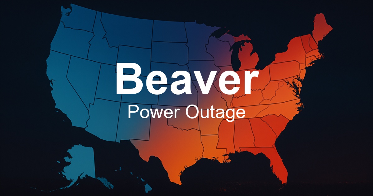Beaver Power Outages - Live Outage Map & Current Status