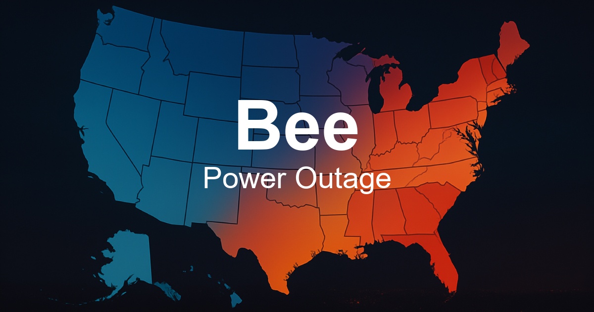 Bee Power Outages - Live Outage Map & Current Status