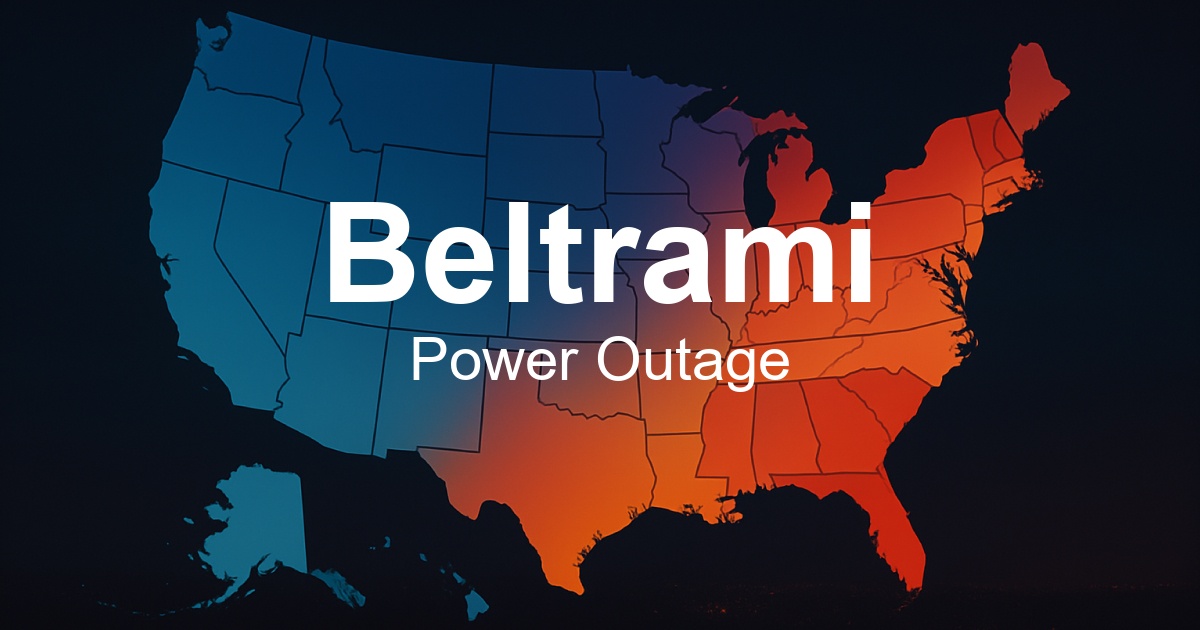 Beltrami Power Outages - Live Outage Map & Current Status