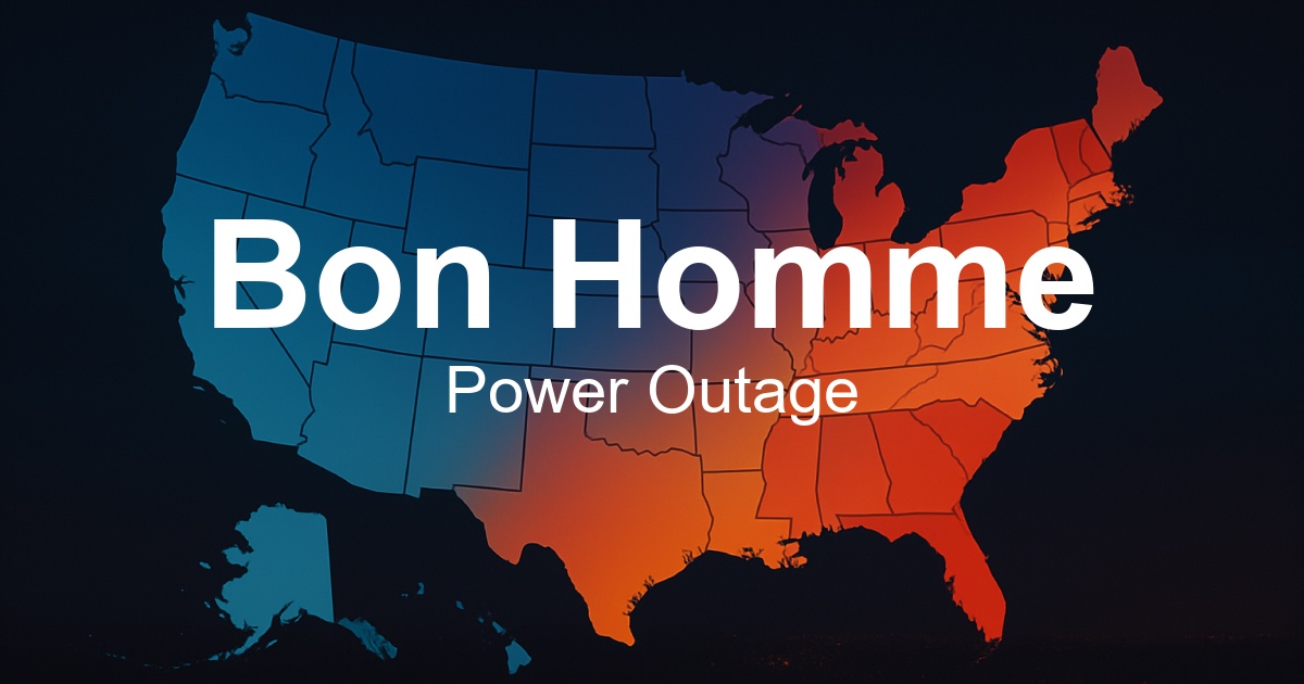 Bon Homme Power Outages - Live Outage Map & Current Status