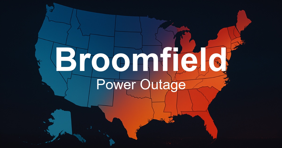Broomfield Power Outages - Live Outage Map & Current Status