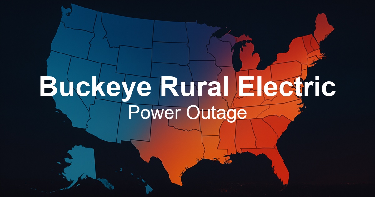 Buckeye Rural Electric Power Outages - Live Outage Map & Current Status