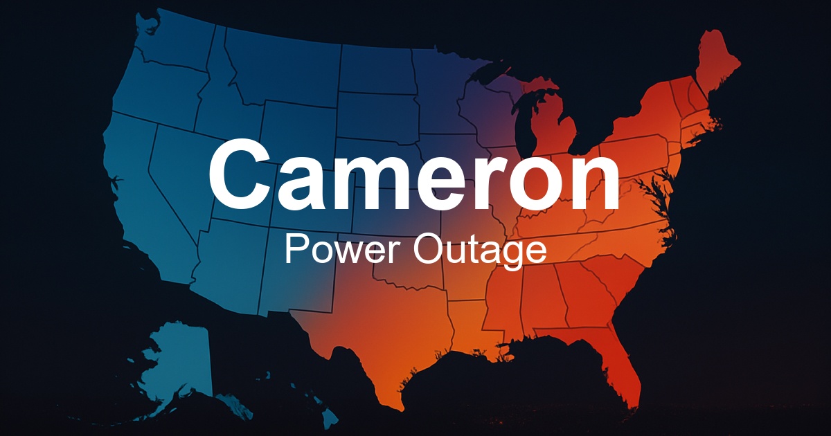 Cameron Power Outages - Live Outage Map & Current Status