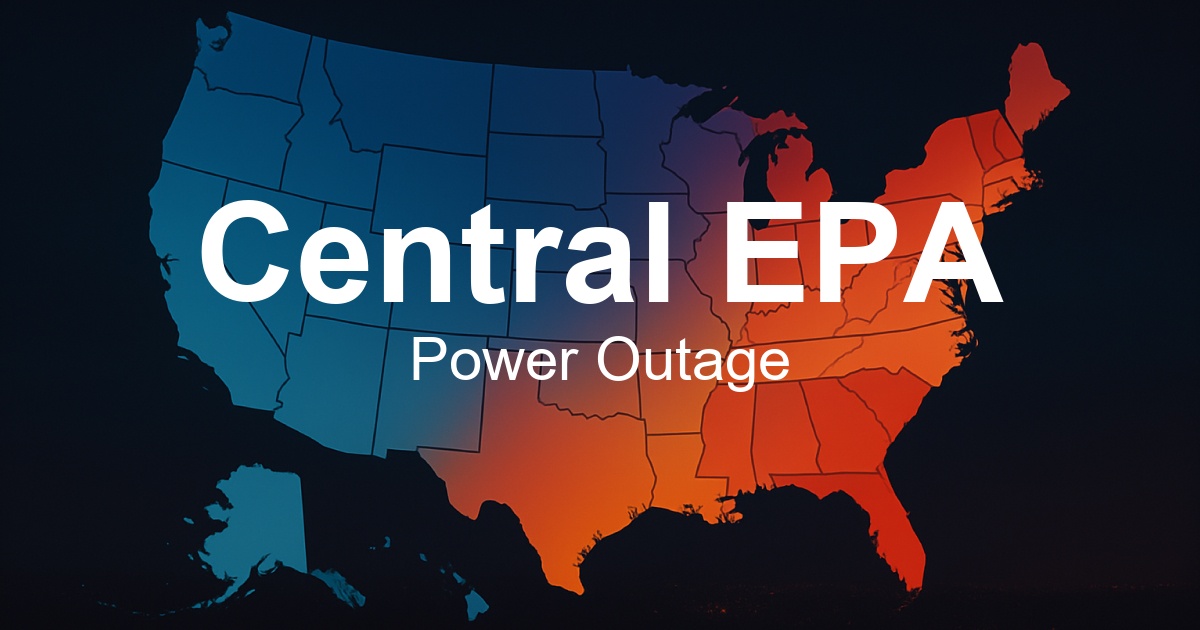 Central EPA Power Outages - Live Outage Map & Current Status