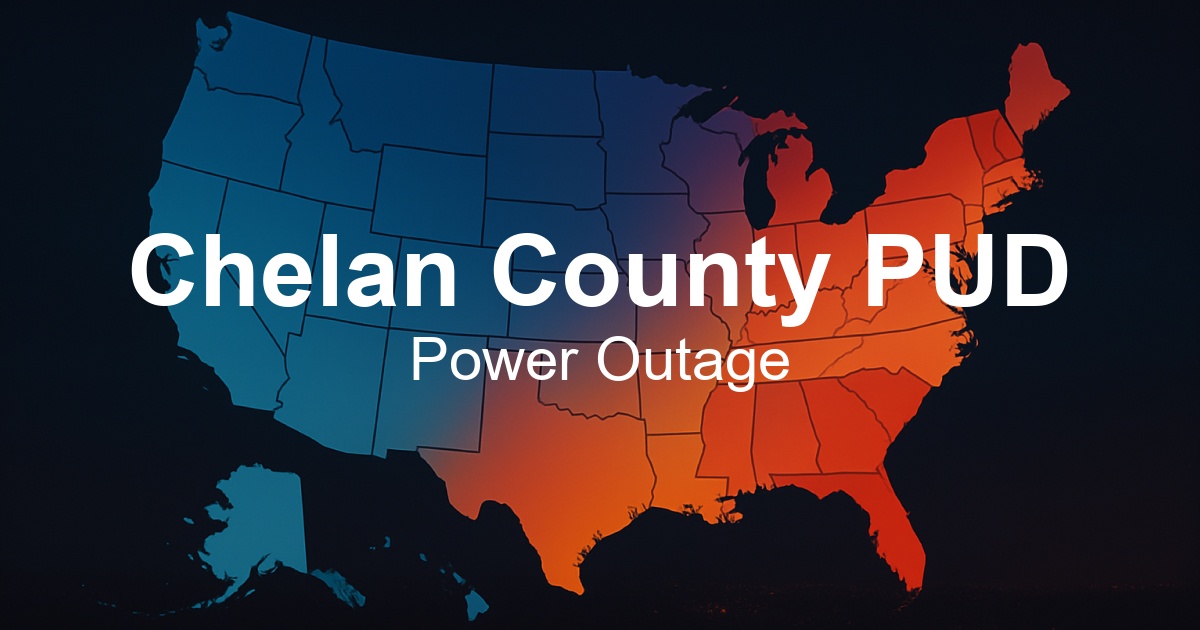Chelan County PUD Power Outages - Live Outage Map & Current Status
