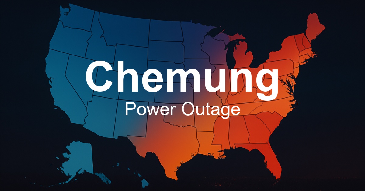 Chemung Power Outages - Live Outage Map & Current Status