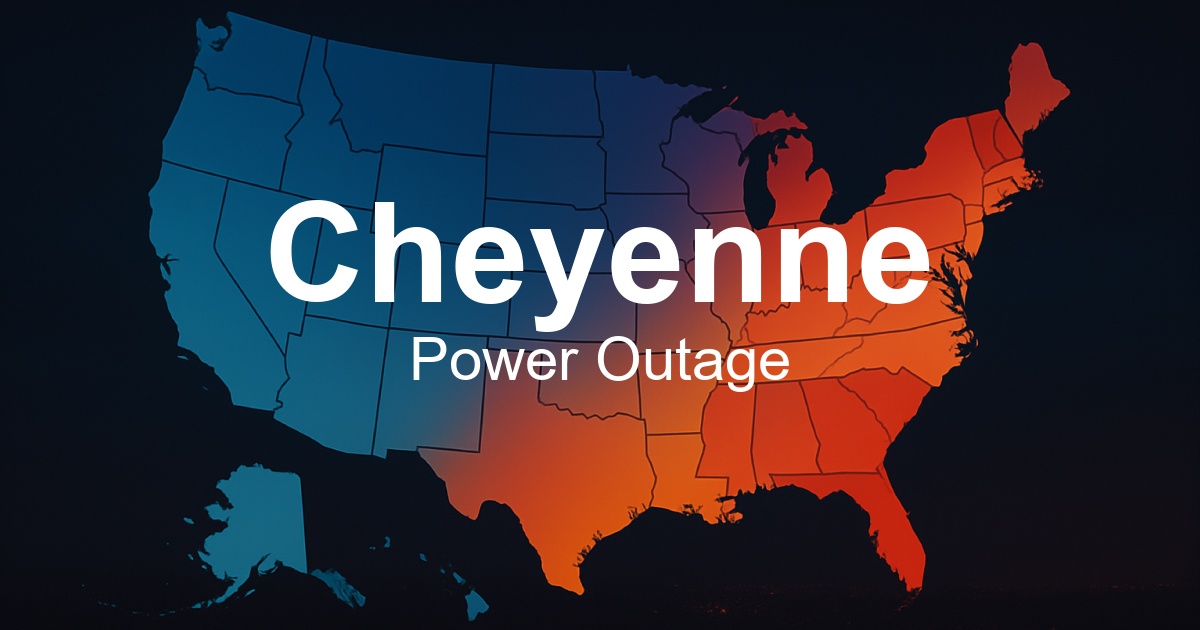 Cheyenne Power Outages - Live Outage Map & Current Status