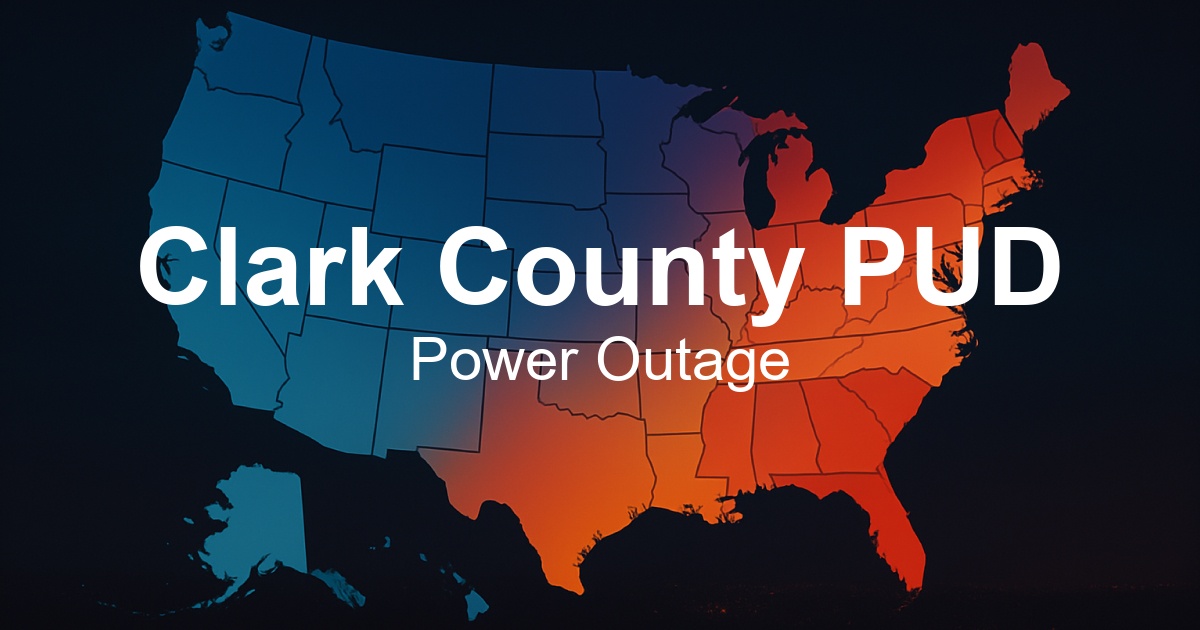 Clark County PUD Power Outages - Live Outage Map & Current Status