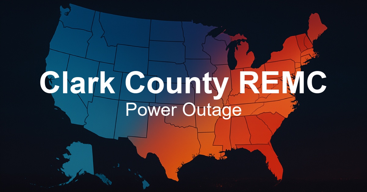 Clark County REMC Power Outages - Live Outage Map & Current Status