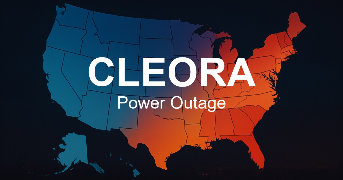 CLEORA Power Outages - Live Outage Map & Current Status