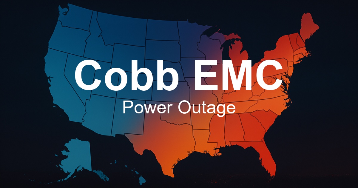 Cobb EMC Power Outages - Live Outage Map & Current Status