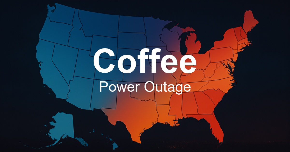 Coffee Power Outages - Live Outage Map & Current Status