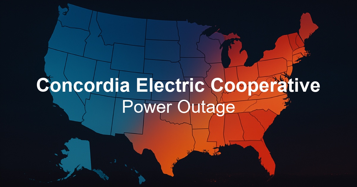 Concordia Electric Cooperative Power Outages - Live Outage Map ...