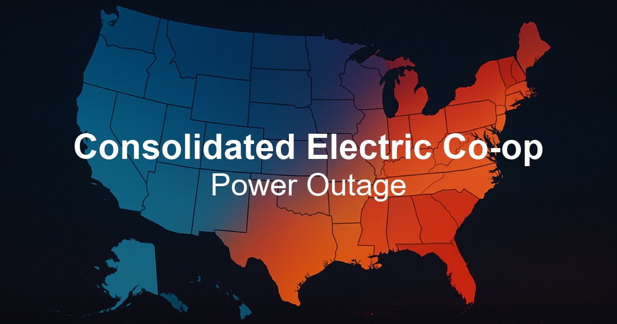 Consolidated Electric Co-op Power Outages - Live Outage Map & Current ...