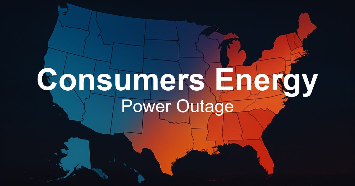 Consumers Energy Power Outages - Live Outage Map & Current Status