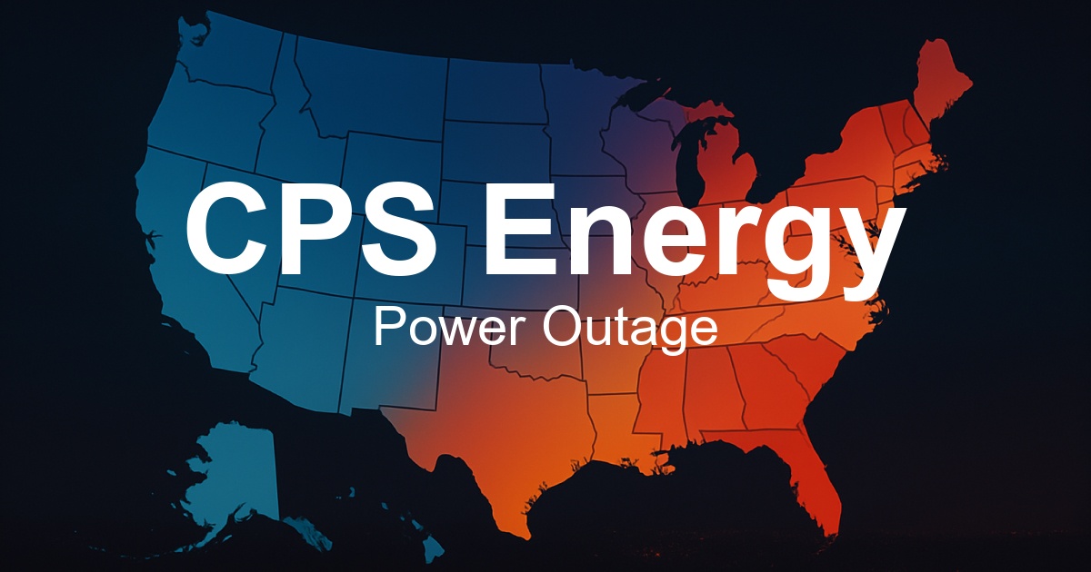 CPS Energy Power Outages - Live Outage Map & Current Status