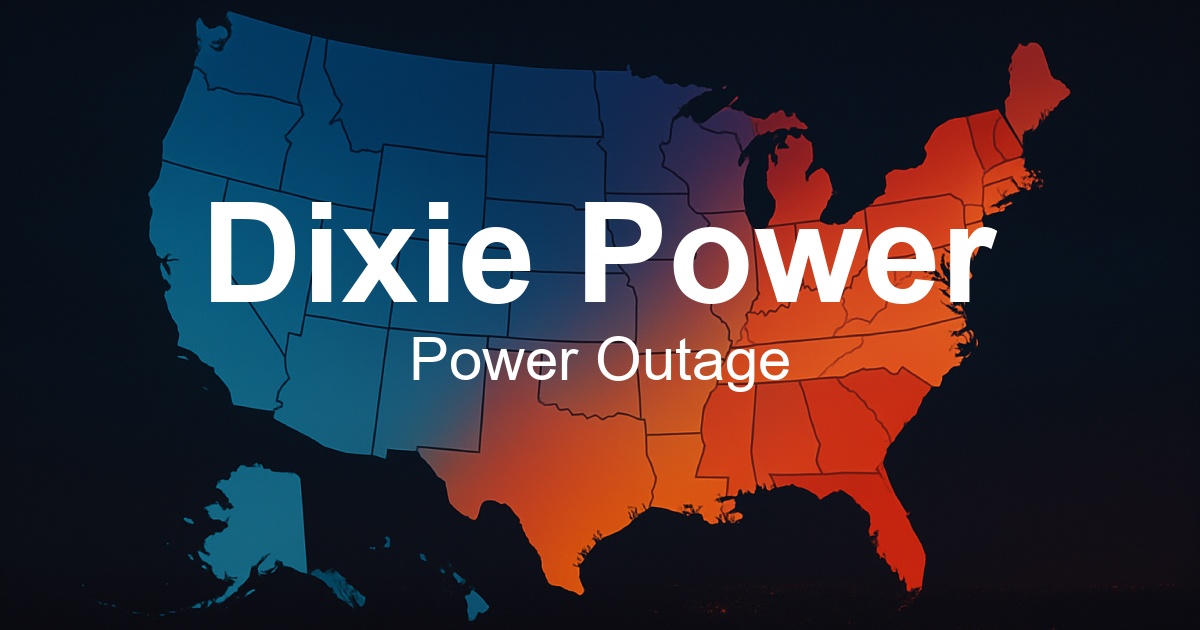 Dixie Power Power Outages - Live Outage Map & Current Status
