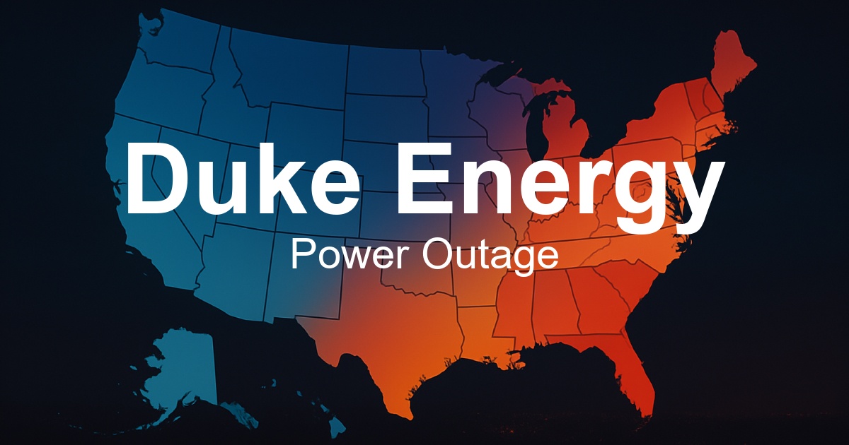 Duke Energy Power Outages - Live Outage Map & Current Status
