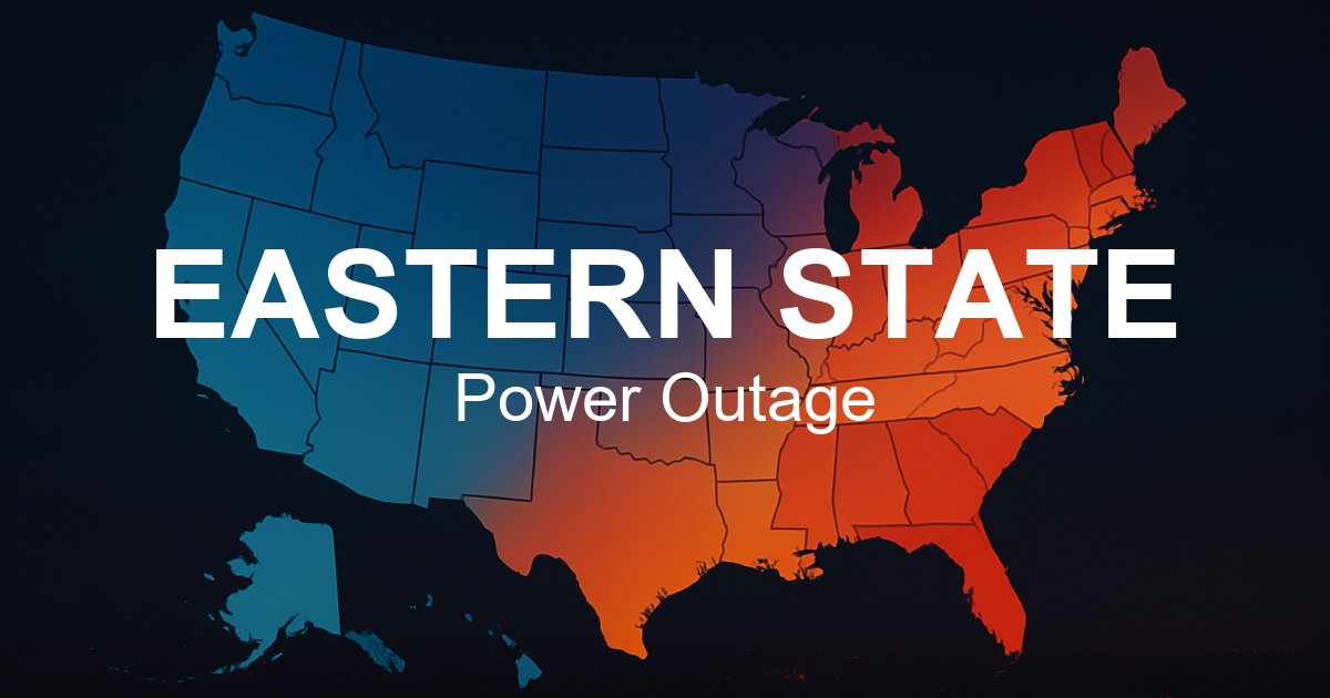 EASTERN STATE Power Outages - Live Outage Map & Current Status
