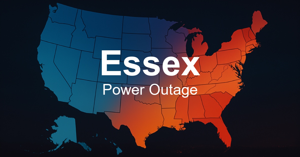 Essex Power Outages - Live Outage Map & Current Status