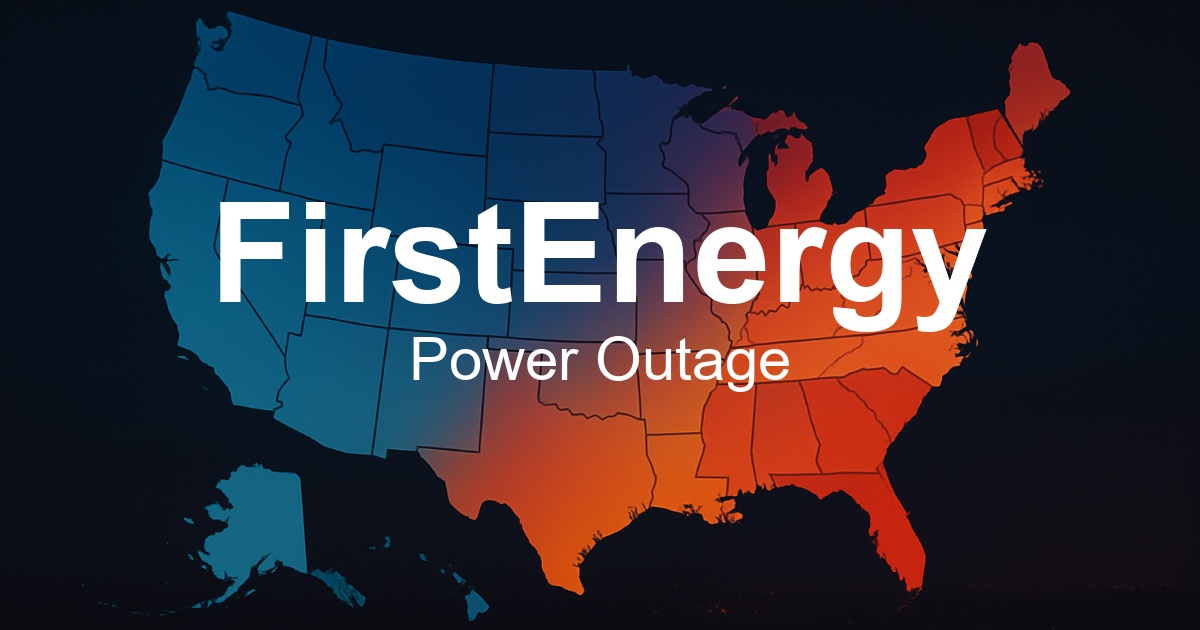FirstEnergy Power Outages - Live Outage Map & Current Status