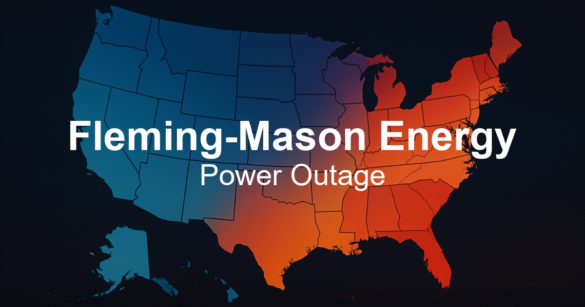 Fleming-Mason Energy Power Outages - Live Outage Map & Current Status