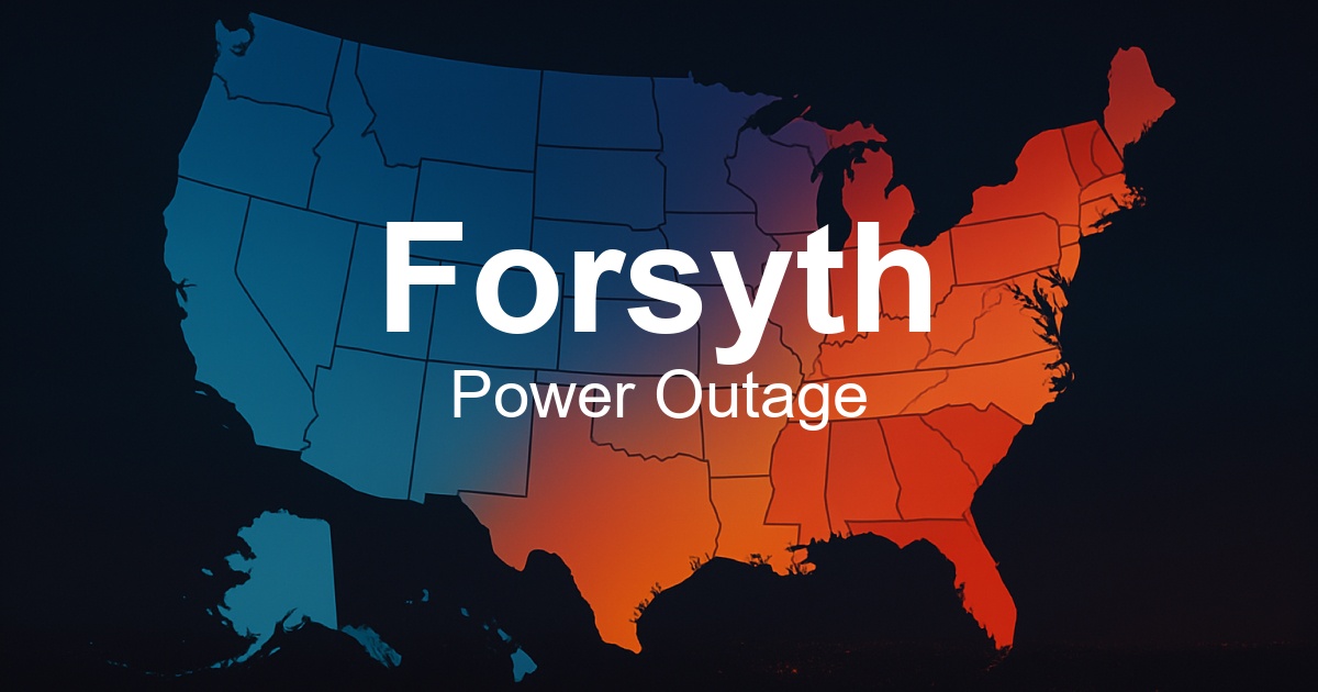 Forsyth Power Outages - Live Outage Map & Current Status