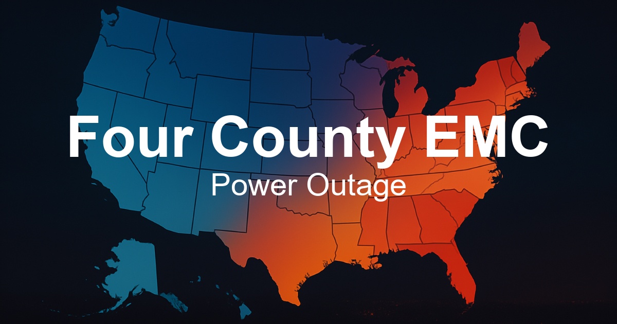 Four County EMC Power Outages - Live Outage Map & Current Status
