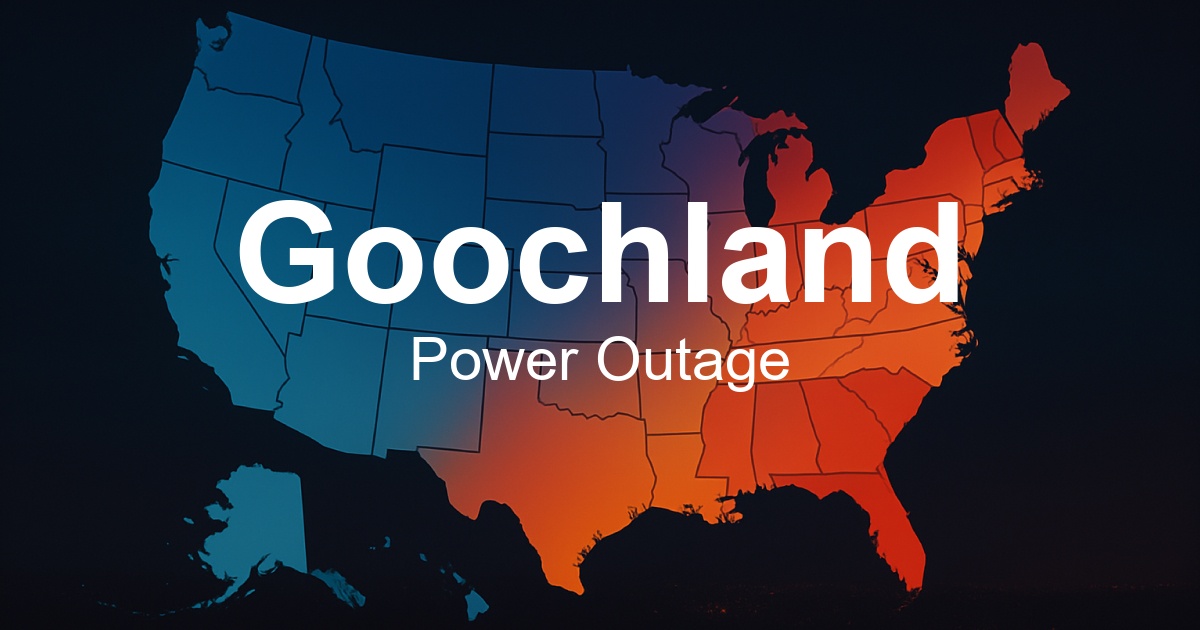 Goochland Power Outages Live Outage Map Current Status