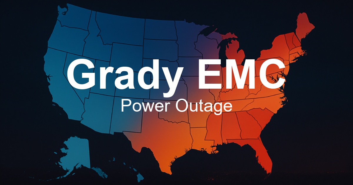 Grady EMC Power Outages - Live Outage Map & Current Status