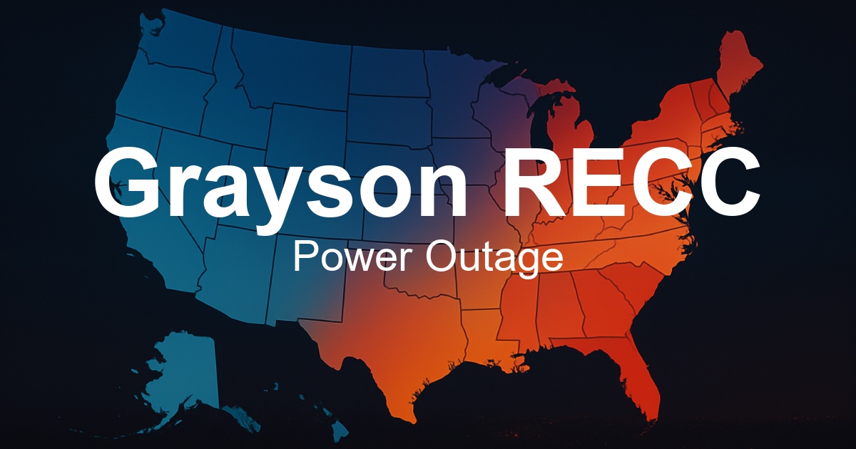 Grayson RECC Power Outages - Live Outage Map & Current Status