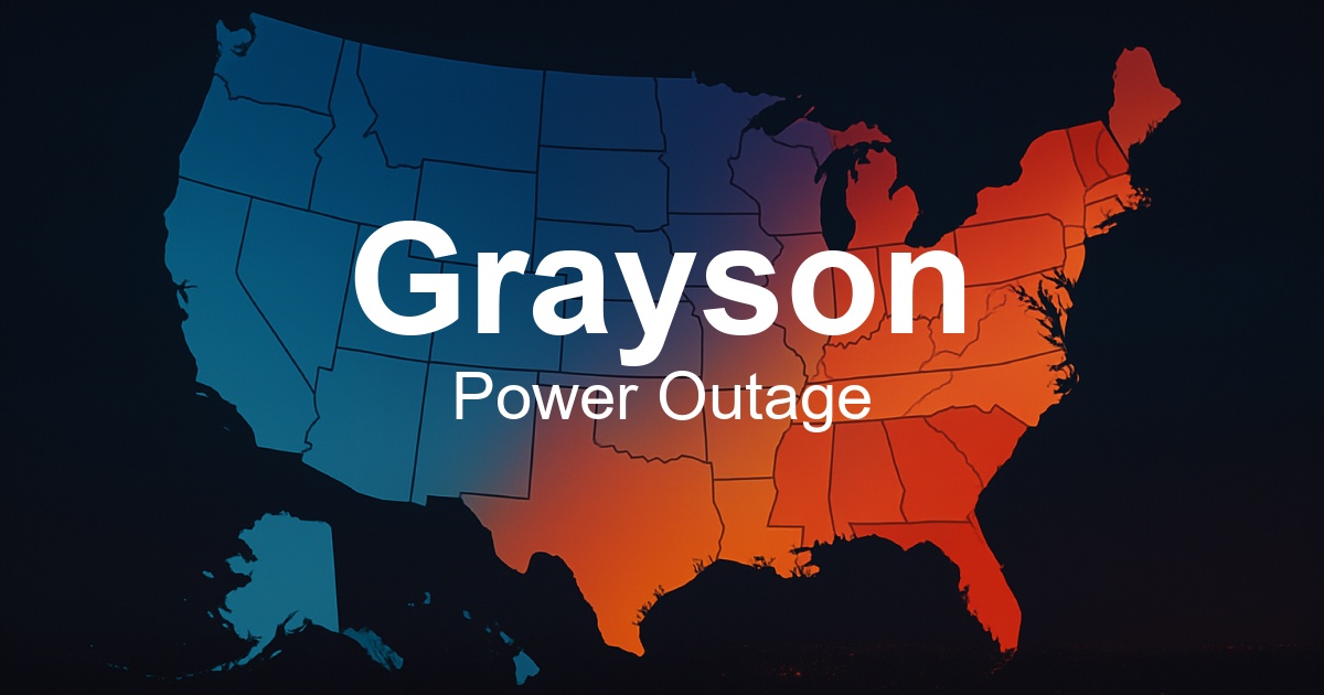 Grayson Power Outages - Live Outage Map & Current Status