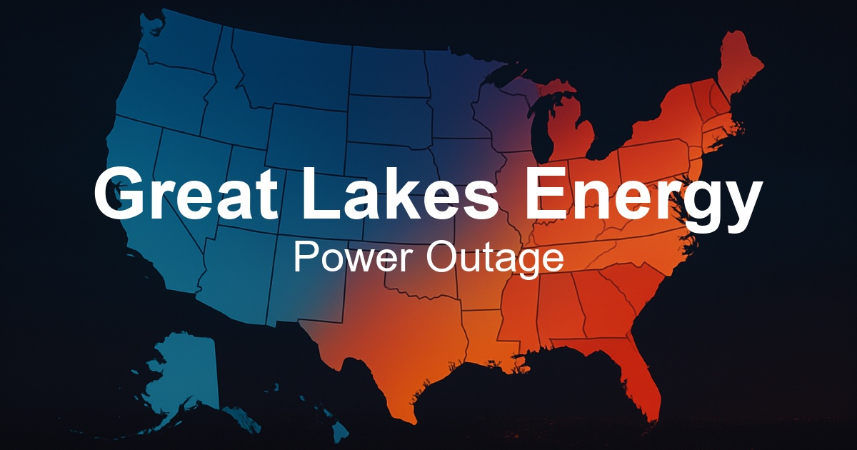 Great Lakes Energy Power Outages - Live Outage Map & Current Status