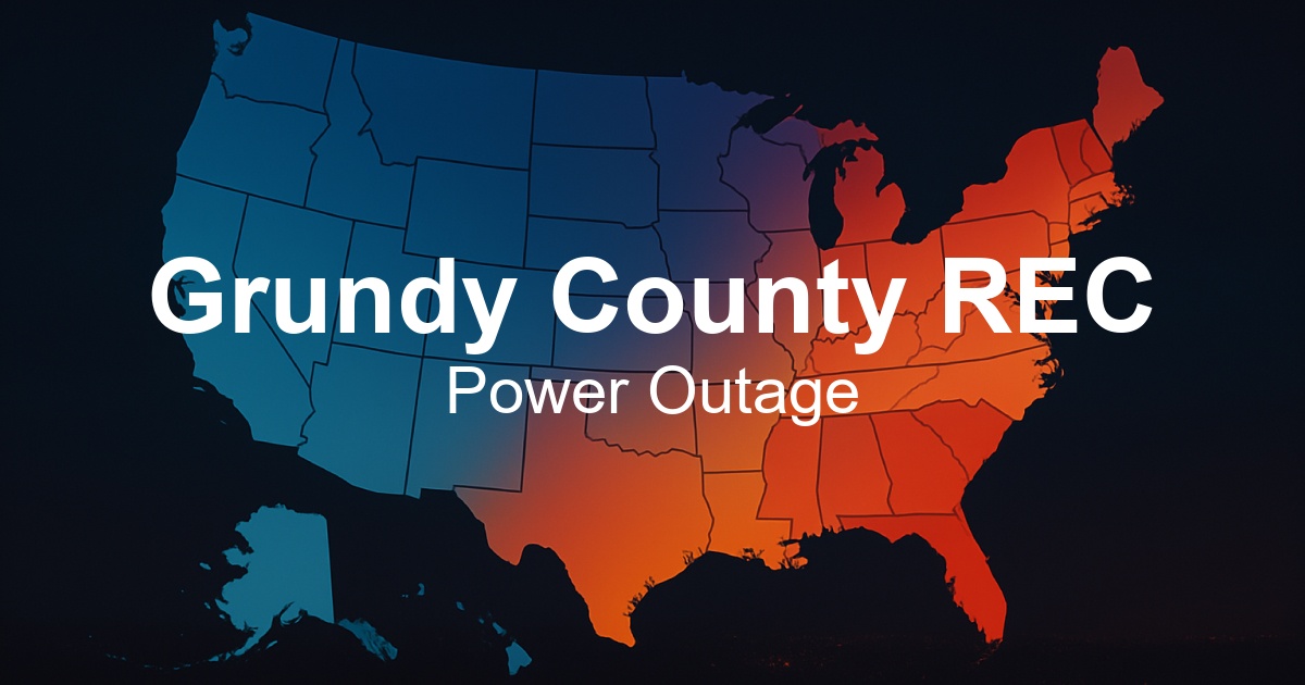 Grundy County REC Power Outages - Live Outage Map & Current Status