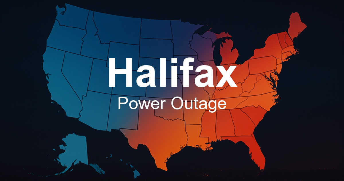 Halifax Power Outages - Live Outage Map & Current Status