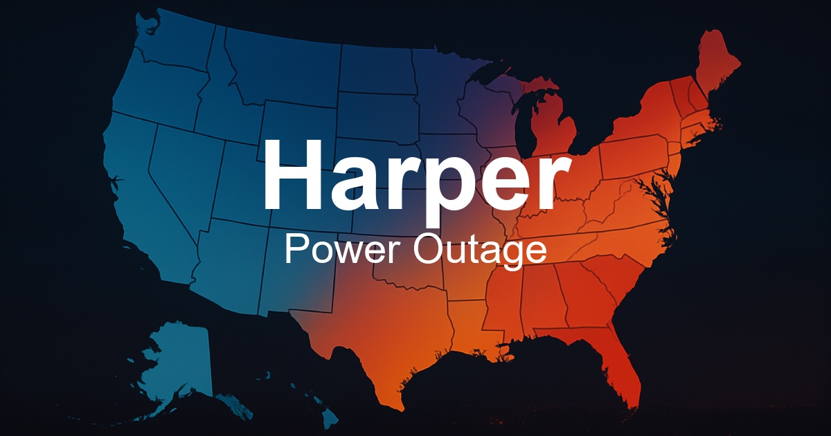 Harper Power Outages - Live Outage Map & Current Status