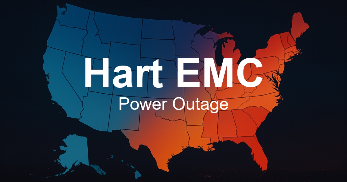 Hart EMC Power Outages - Live Outage Map & Current Status