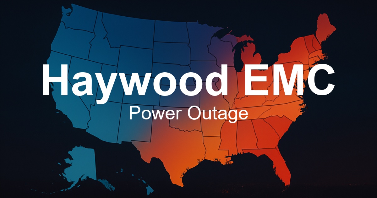 Haywood EMC Power Outages - Live Outage Map & Current Status