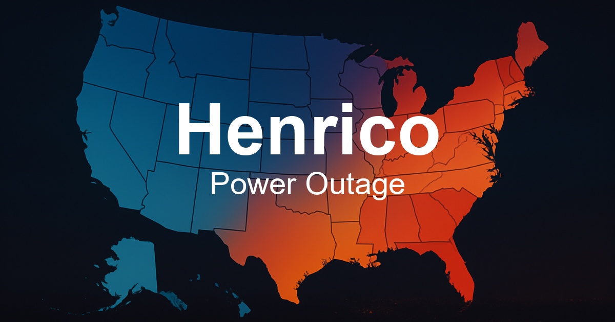 Henrico Power Outages - Live Outage Map & Current Status
