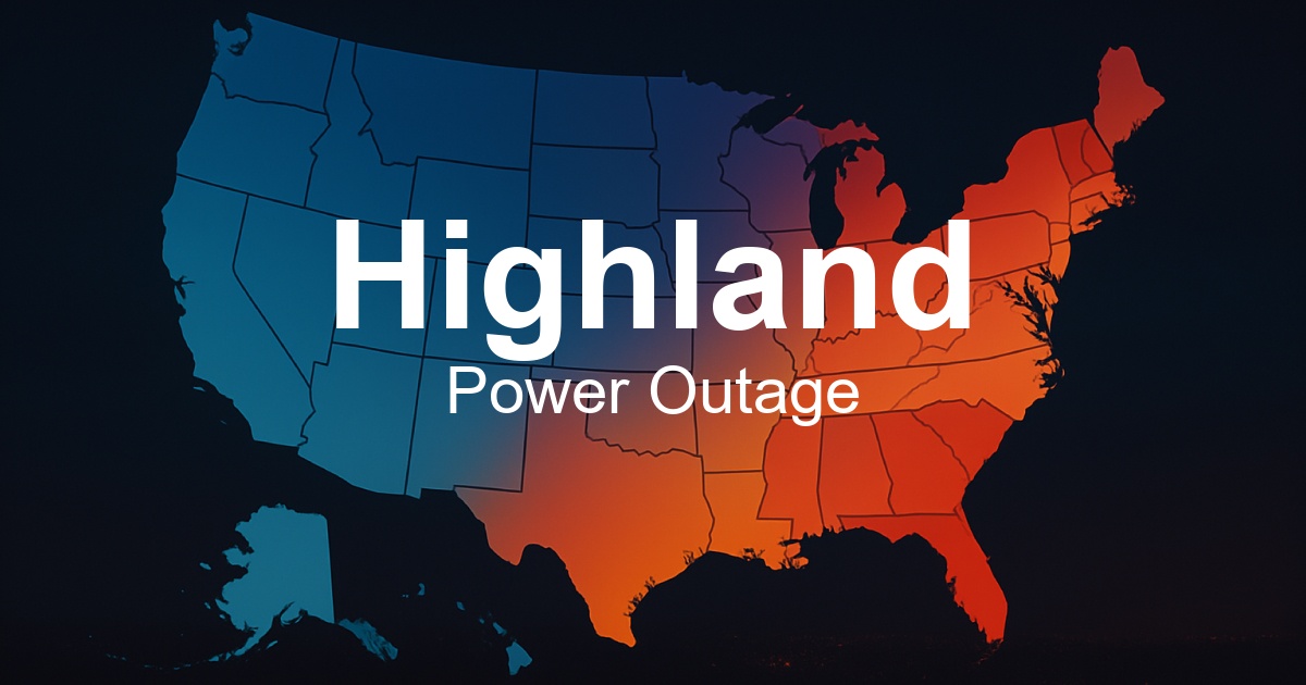 Highland Power Outages - Live Outage Map & Current Status