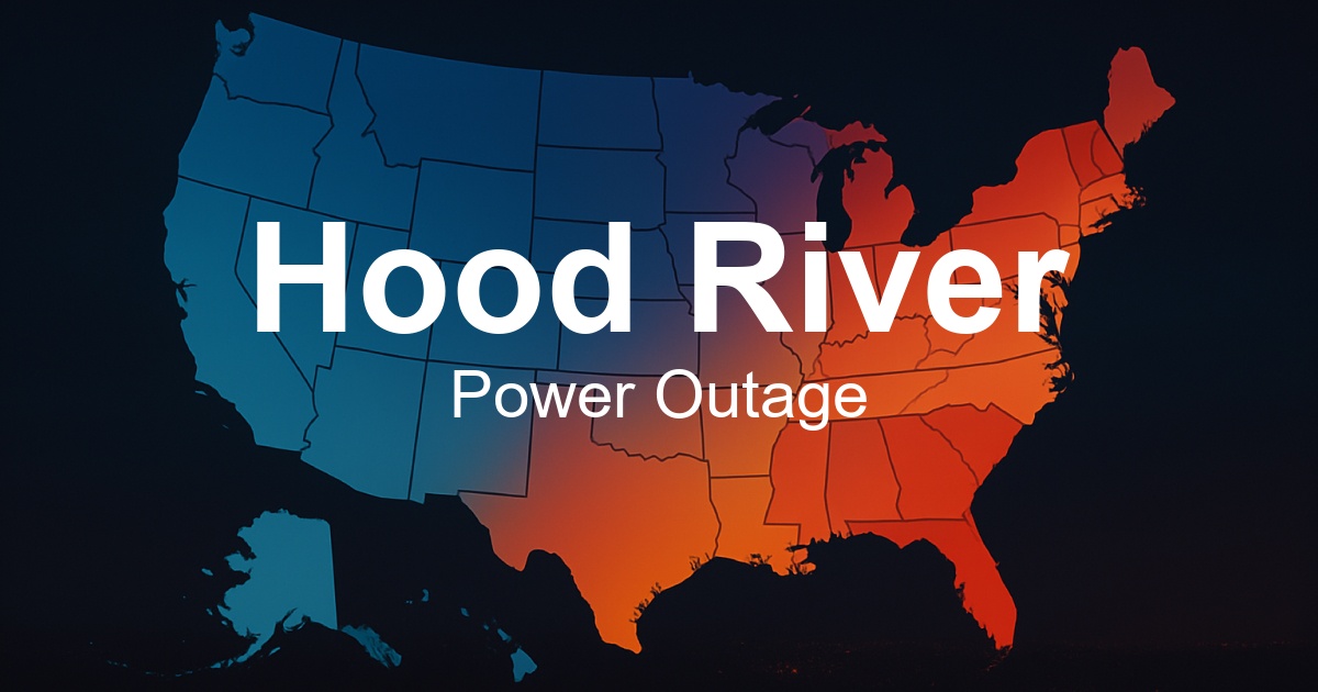 Hood River Power Outages - Live Outage Map & Current Status