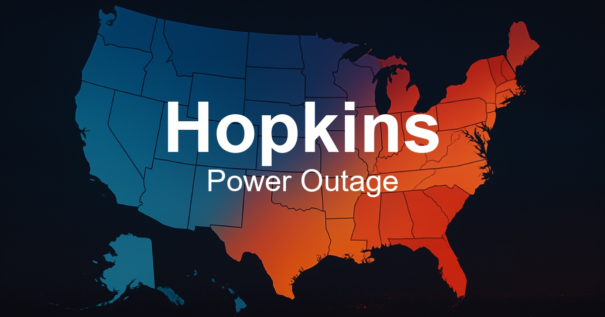 Hopkins Power Outages - Live Outage Map & Current Status