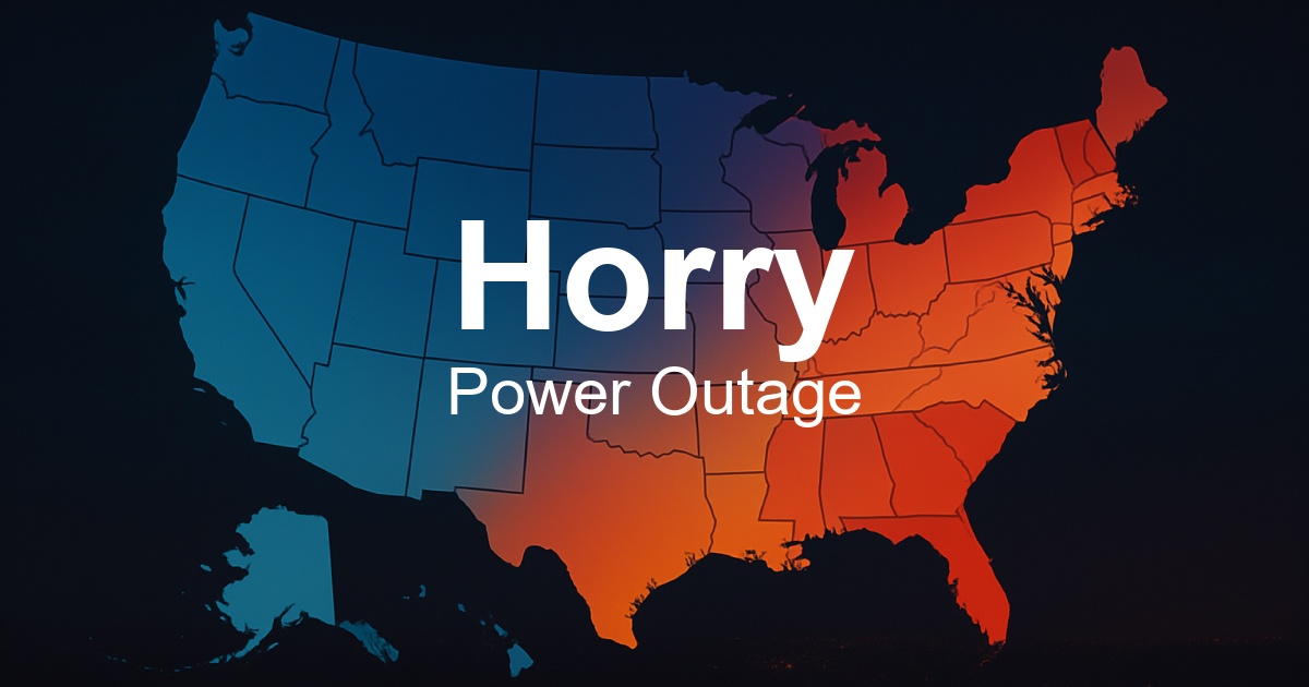 Horry Power Outages - Live Outage Map & Current Status