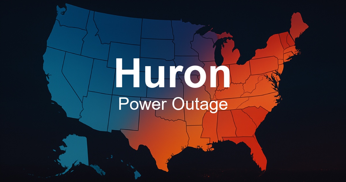 Huron Power Outages - Live Outage Map & Current Status