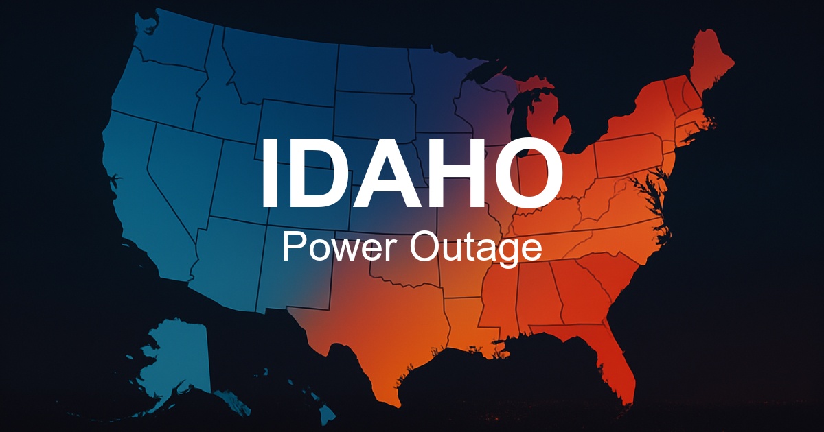 Idaho Power Outages - Live Outage Map & Current Status